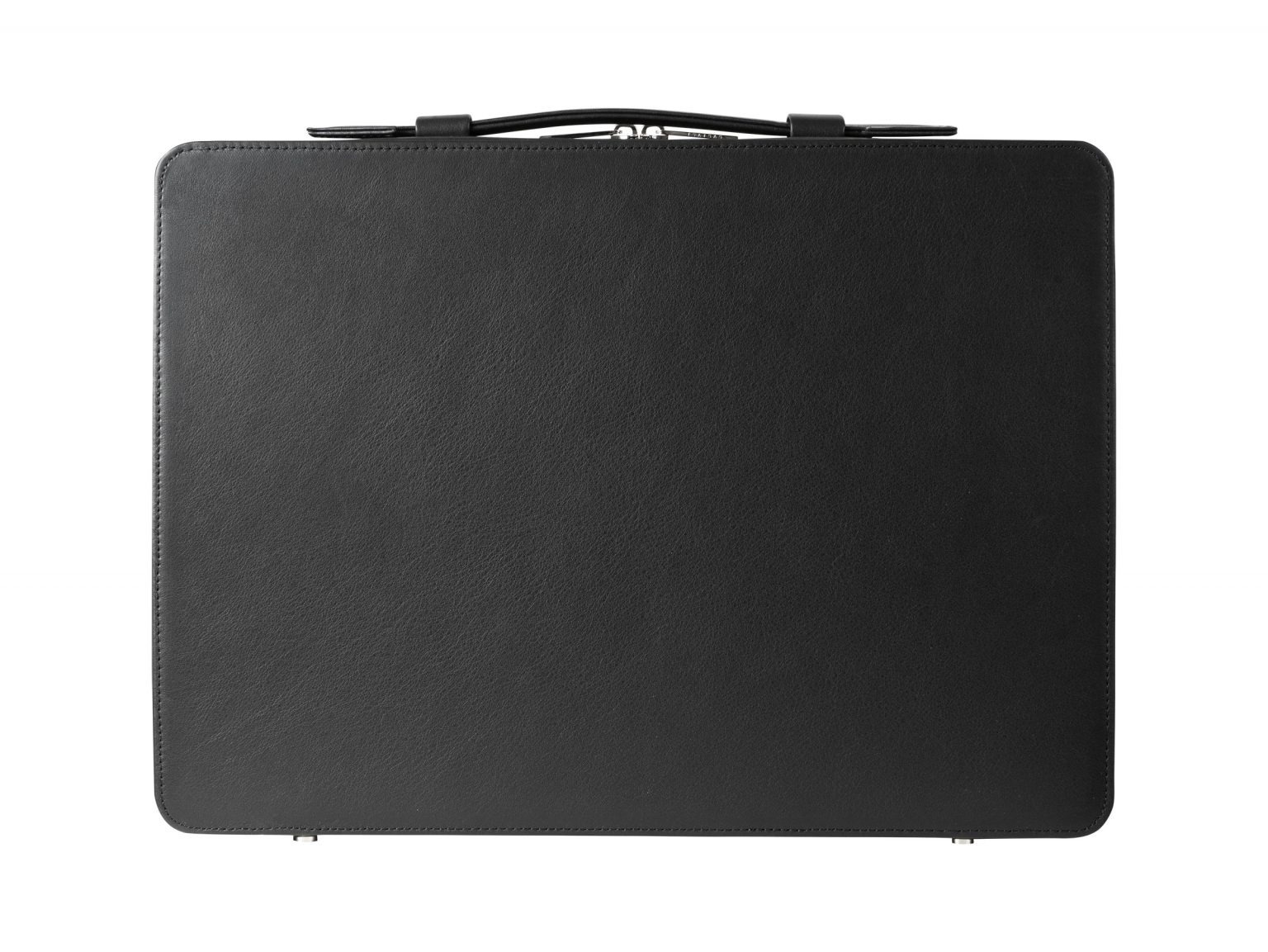 BRIEF-CASE in black calfskin leather | TSATSAS